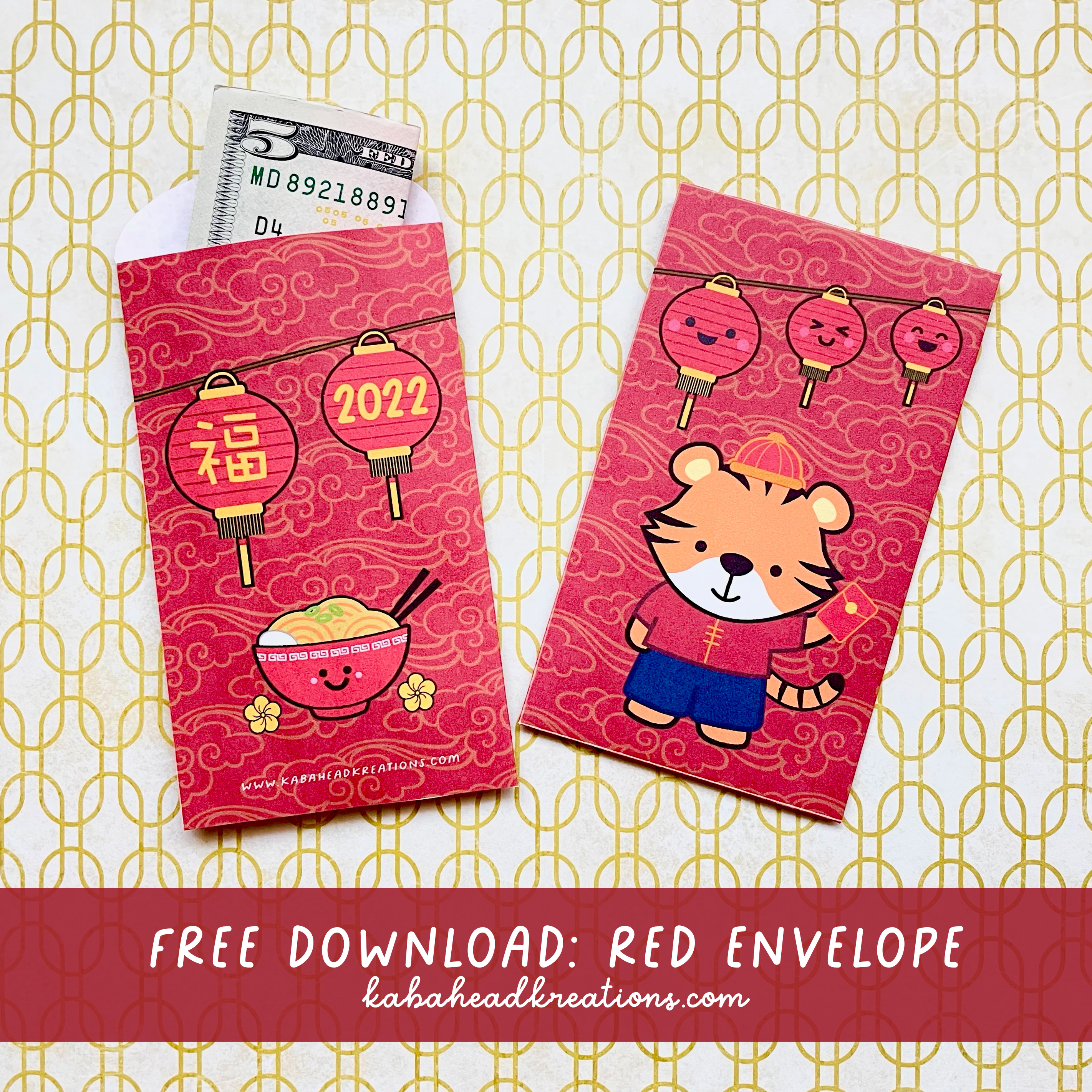 Freebie: Chinese New Year Envelope download